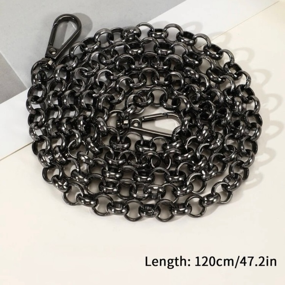 Bags | New Black 472 Inch Replacement Chain | Poshmark